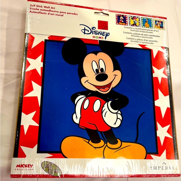 Disney | Wall Decor | Disney Home Decorative Self Stick Wall Art ...